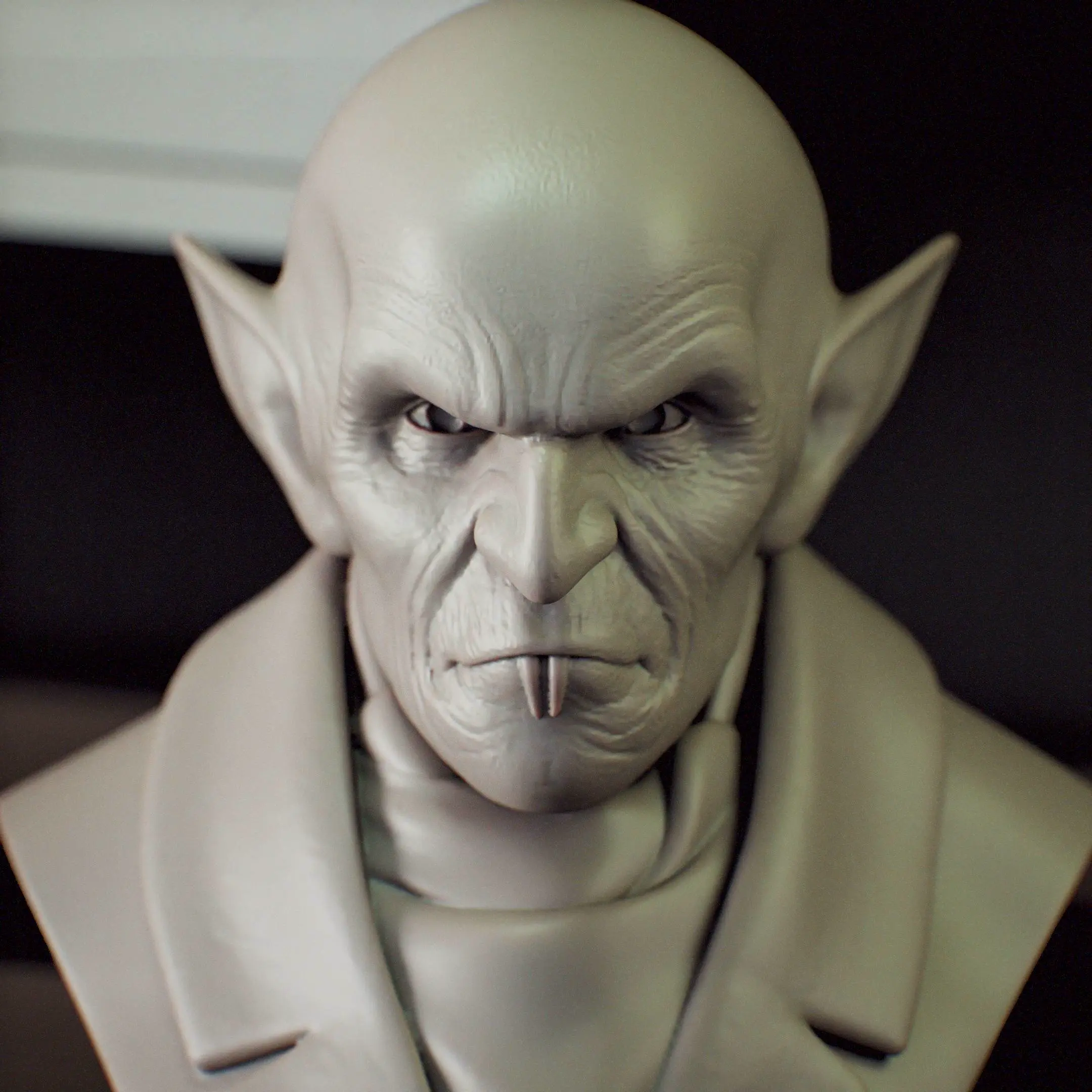 Characters & Creatures STL Download - Nosferatu Bust - Nosferatu Bust - Dracula - Count Orlokby ...