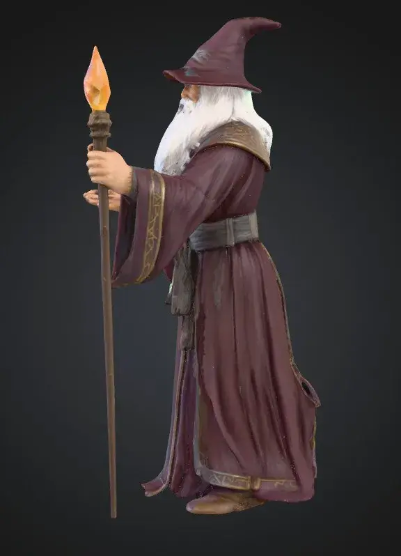 Board Games & Card Games STL Download - Wizard Miniature STL, 28mm ...