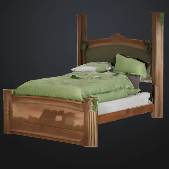 Free Home Decorations & Ornaments STL Download - Elegant Bedpost Retreat by HobbyGuy