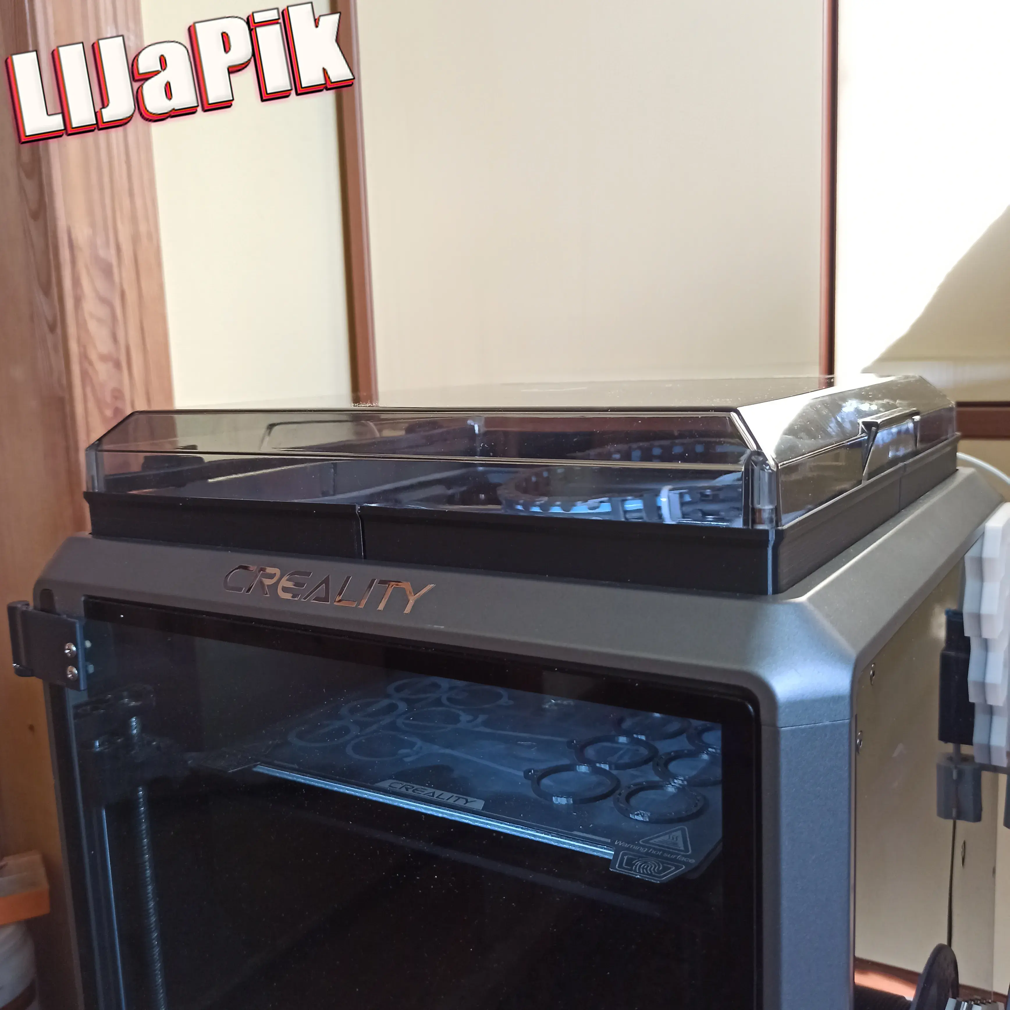 3D Printer Accessories STL indir - Riser lid Creality K1 - lllapik