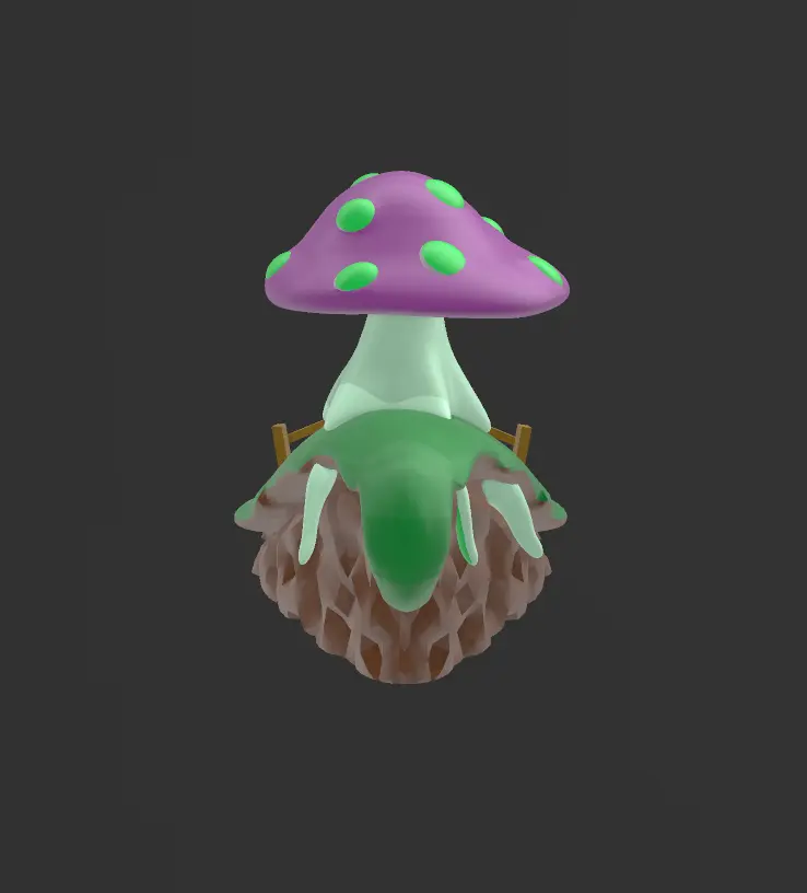 Mushroom display | 3D models download | Creality Cloud