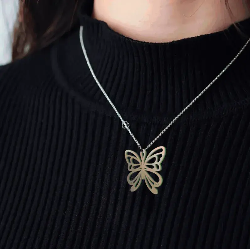 3D Printer Files | 3MF File | butterfly necklace | Creality Cloud