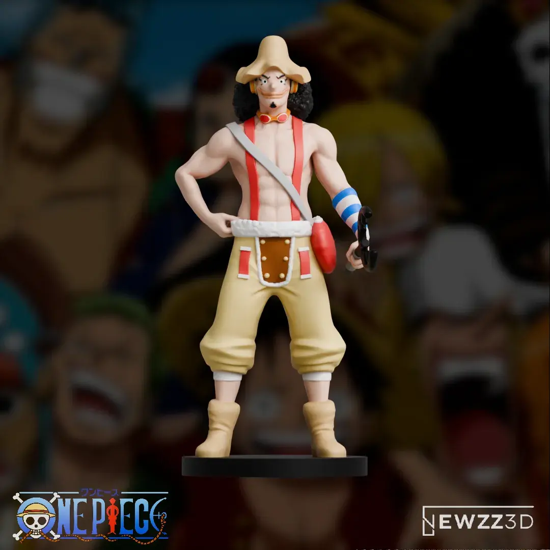 Characters & Creatures STL Download - One Piece Miniature Packby Newzz3D