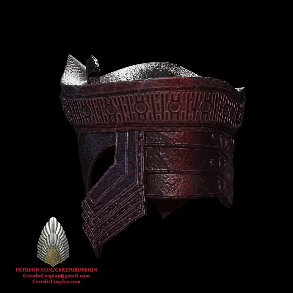 Cosplay STL Download - Ringwraith of Harad helmet lord of the rings 3D ...