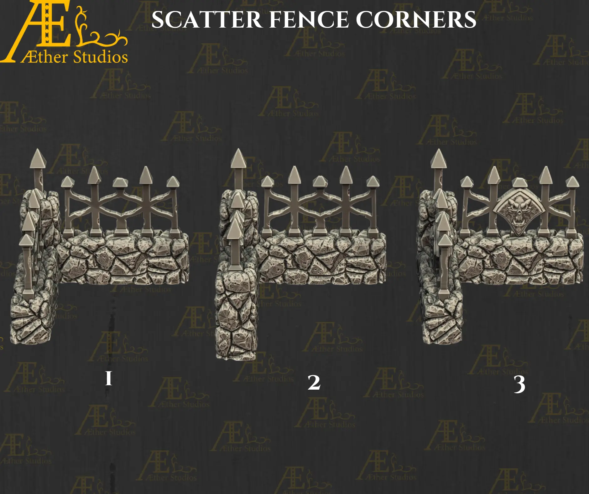 Props & Terrain STL Download - KS7ROQ06 – Gravelands Scatterby Aether Studios