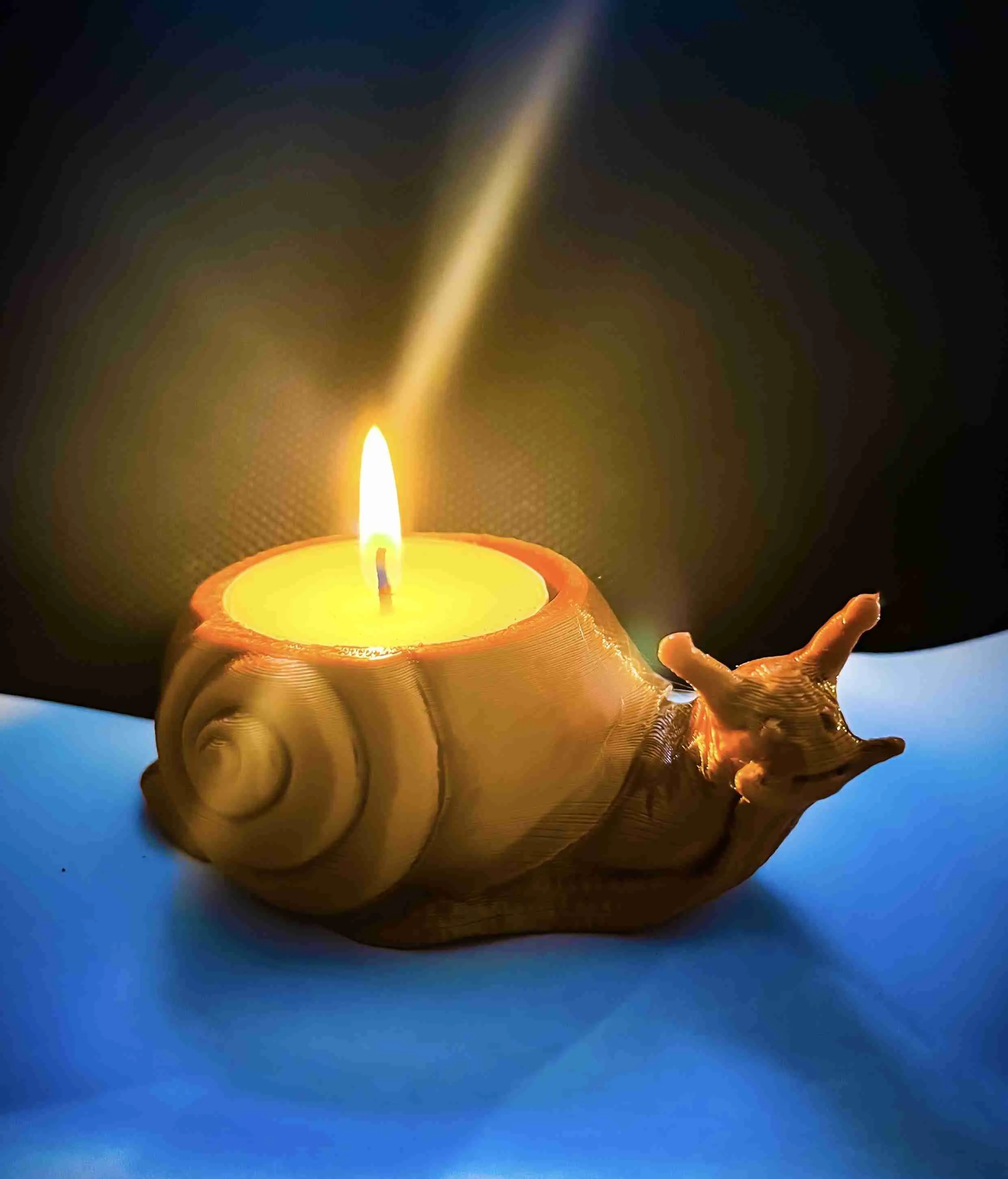 Lighting & Lamps STL Download - Candle Snailby Motek3D