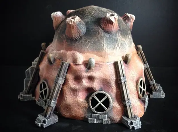 Free Props & Terrain STL Download - Stonepunk Alien Dwelling (15mm ...