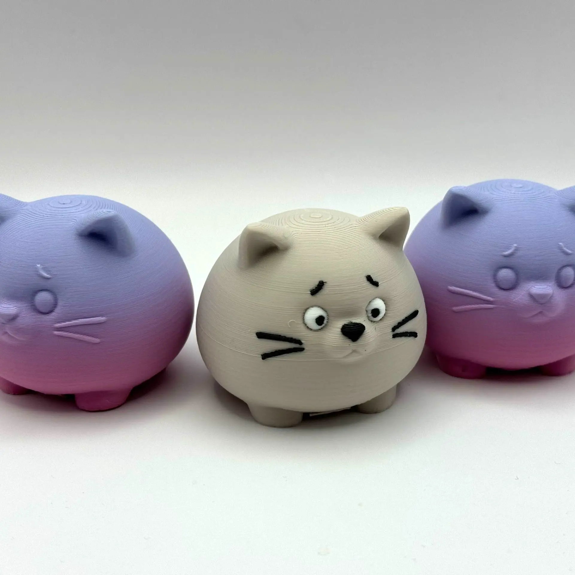 3D Printer Files | 3MF File | Chonky Ball Kitten | Creality Cloud