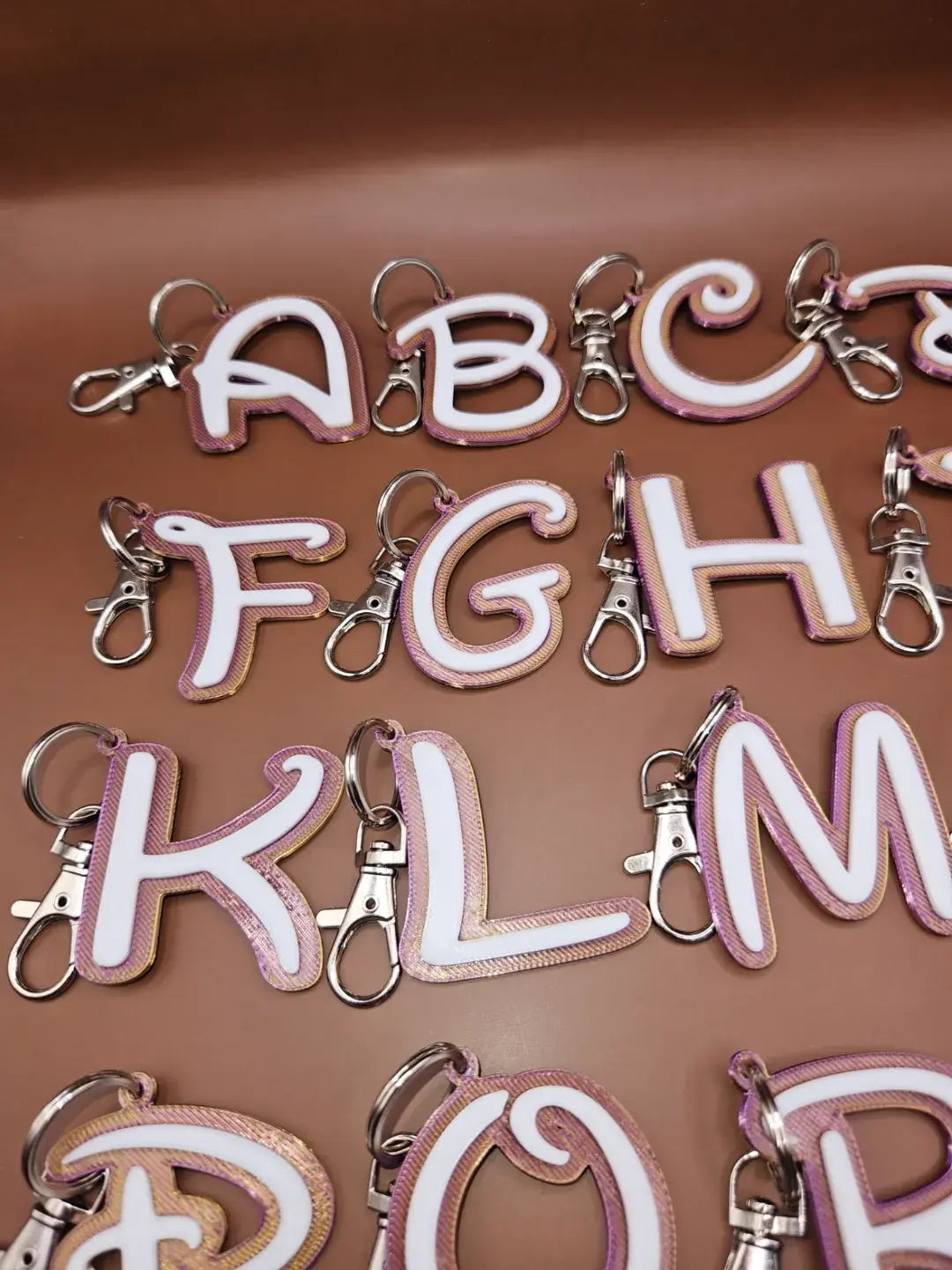 3D Printer Files | 3MF File | Disney style font Alphabet Keychains ...