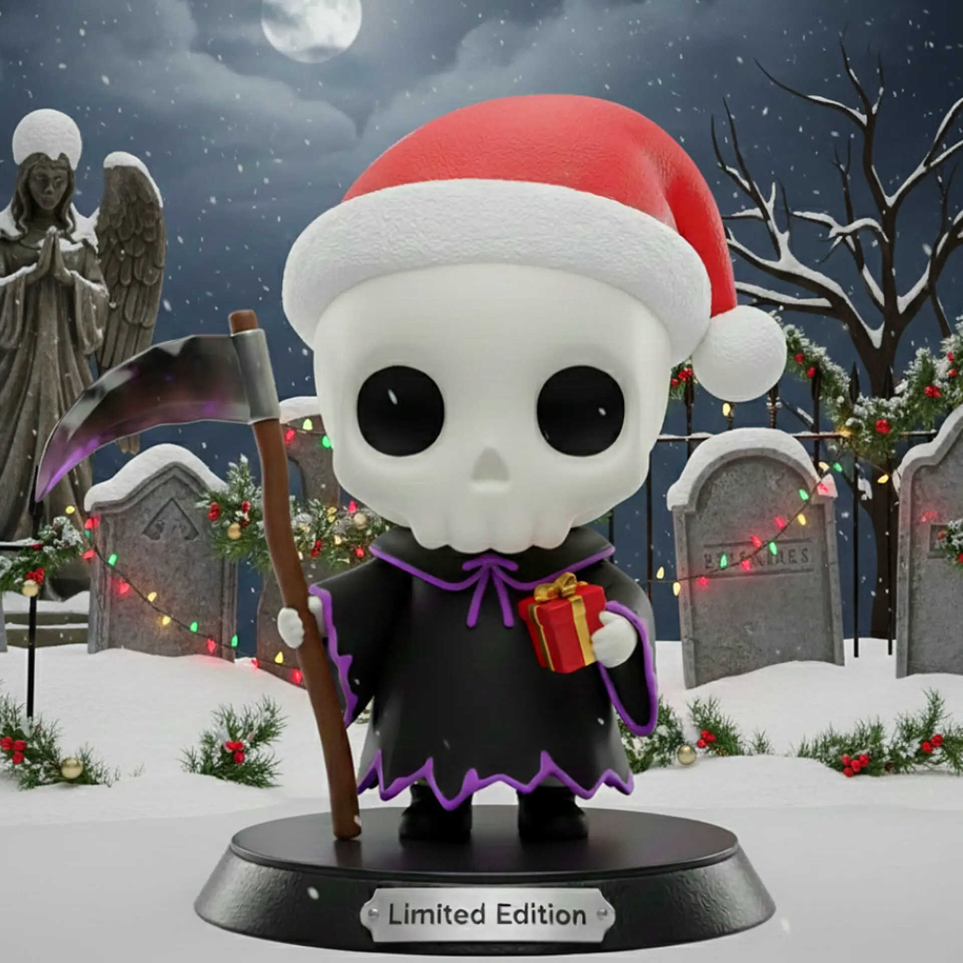 3D Printer Files | 3MF File | CHRISTMAS GRIM REAPER | Creality Cloud