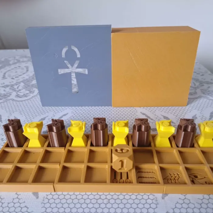 Free Board Games & Card Games STL Download - Senet (Ancient Egypt ...