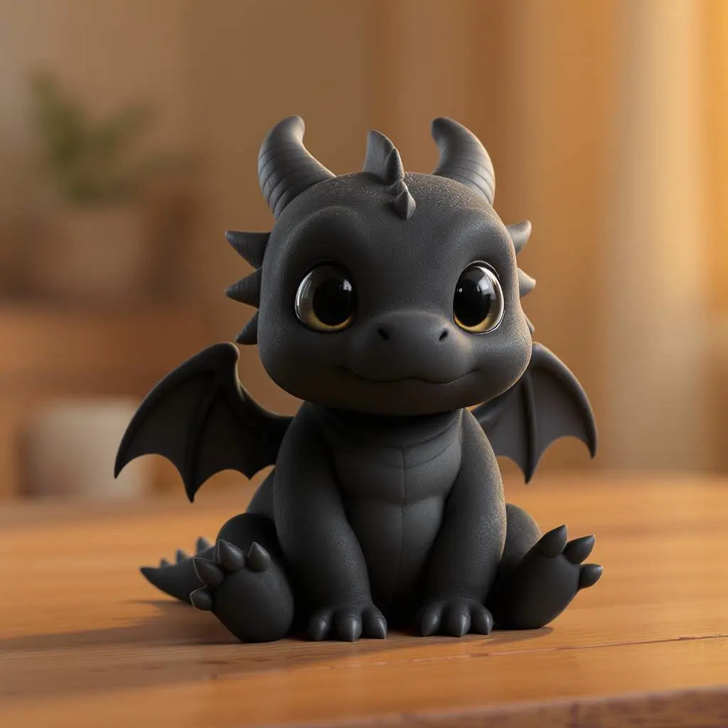 3D Printer Files | 3MF File | Very cute toothless baby | Creality Cloud