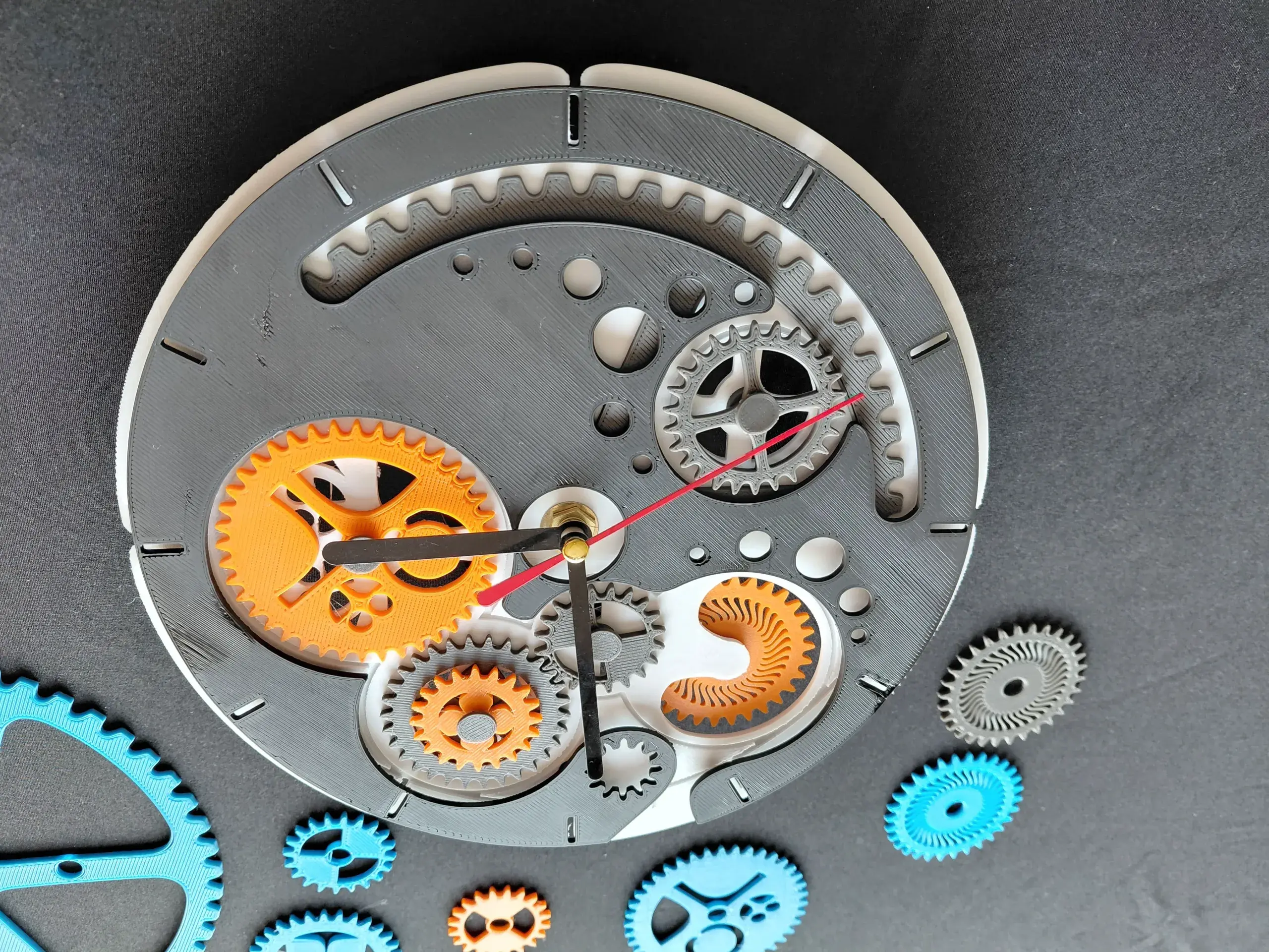 3D Printer Files | 3MF File | Aesthetic Gear Clock | Creality Cloud
