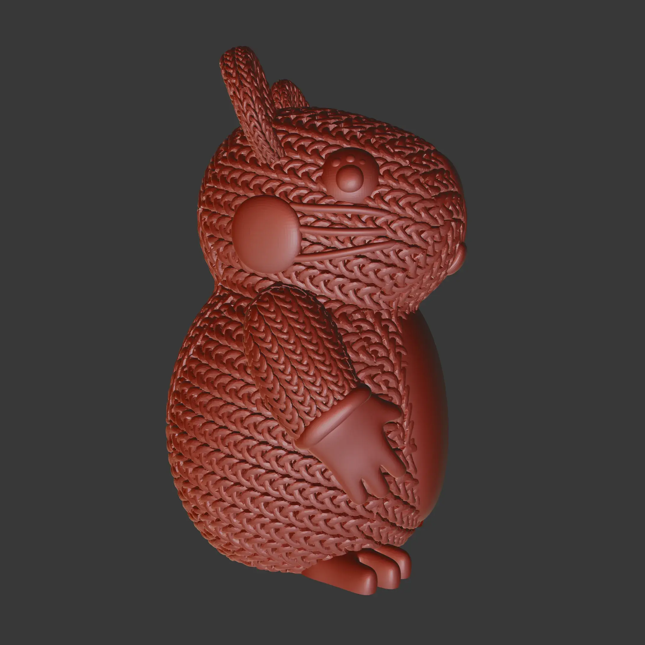 3D Printer Files | 3MF File | knitted Rat (cute) | Creality Cloud