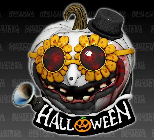 Halloween Pumpkin Terrifier v2 | Download de modelos 3D | Creality Cloud