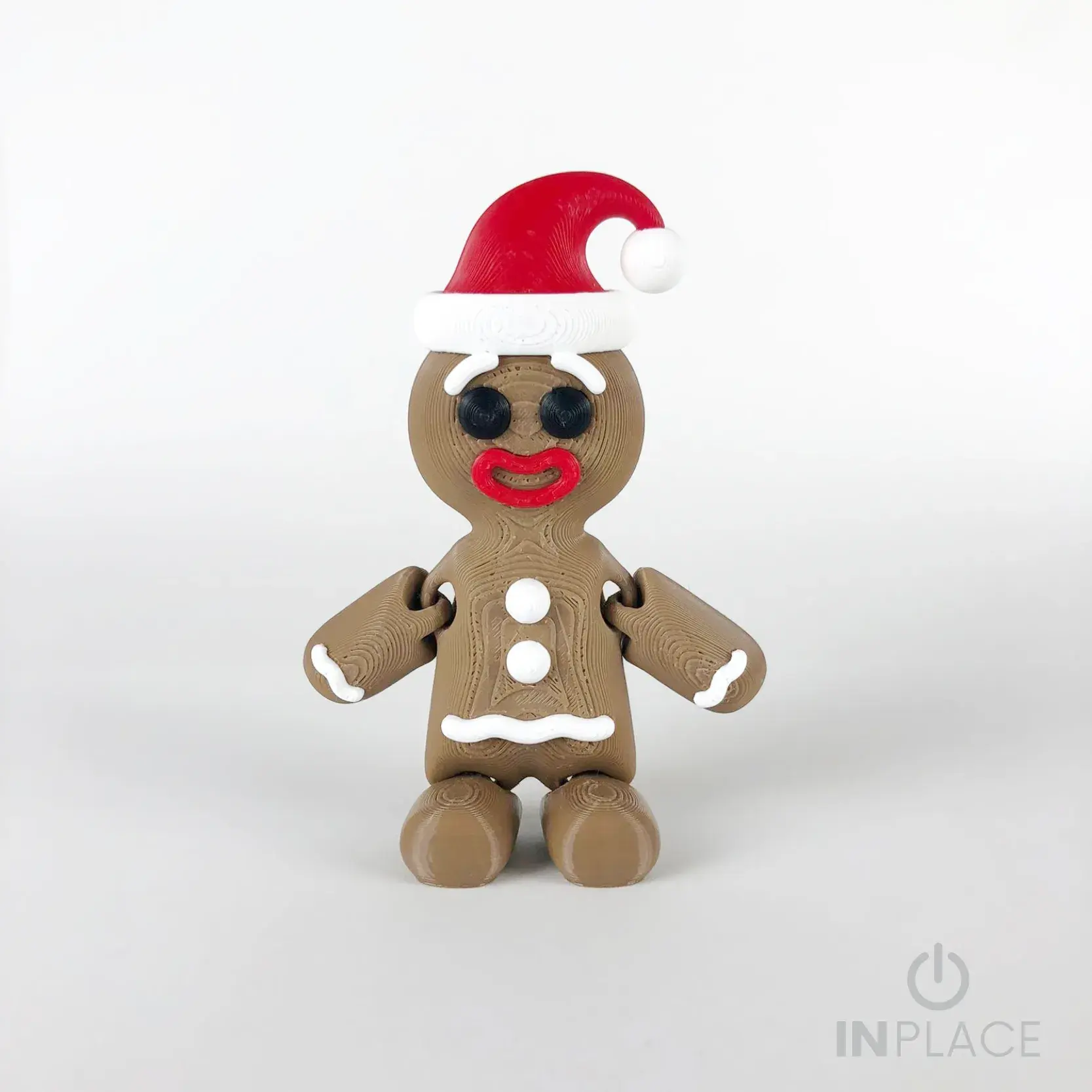 Cute Gingerbread Man Articulated | 3D models download | Creality Cloud