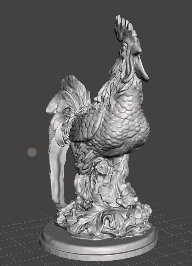 Digital Art STL Download - rooster statueby celticverse