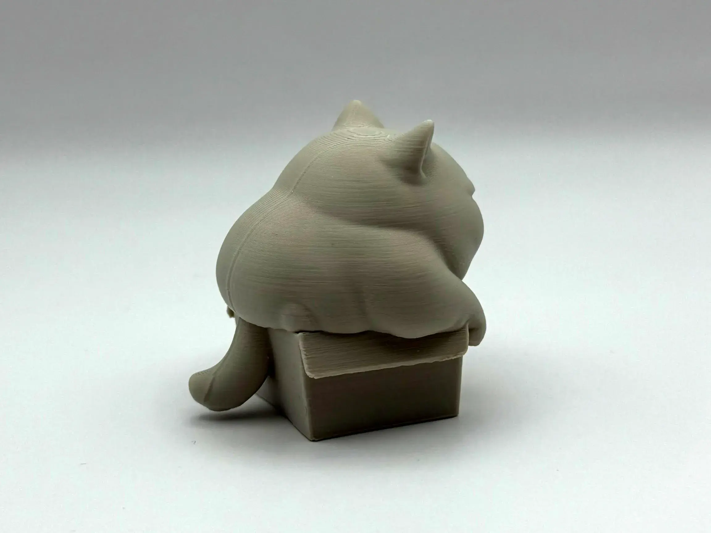 3D Printer Files | 3MF File | Chonky Box Kitten | Creality Cloud