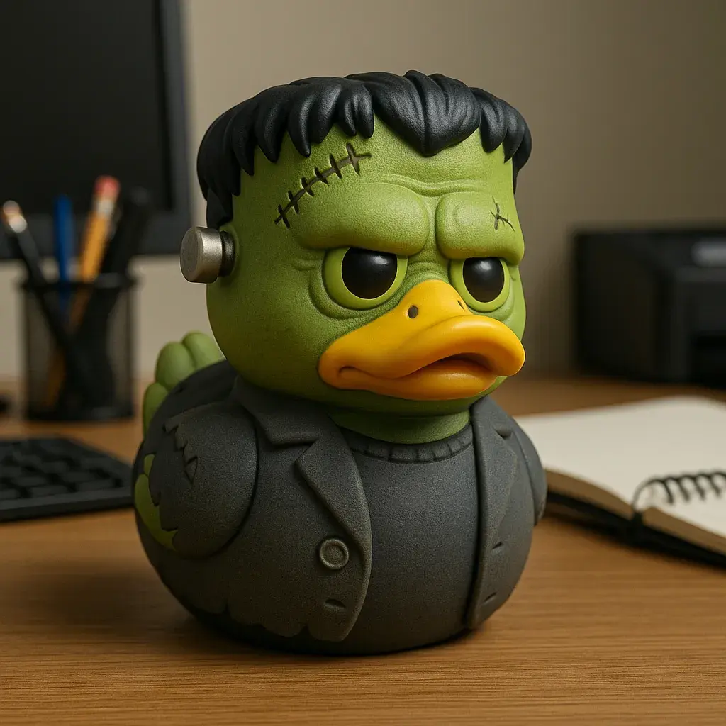 Characters & Creatures STL Download - Rubber Duck - Frankenstein ...