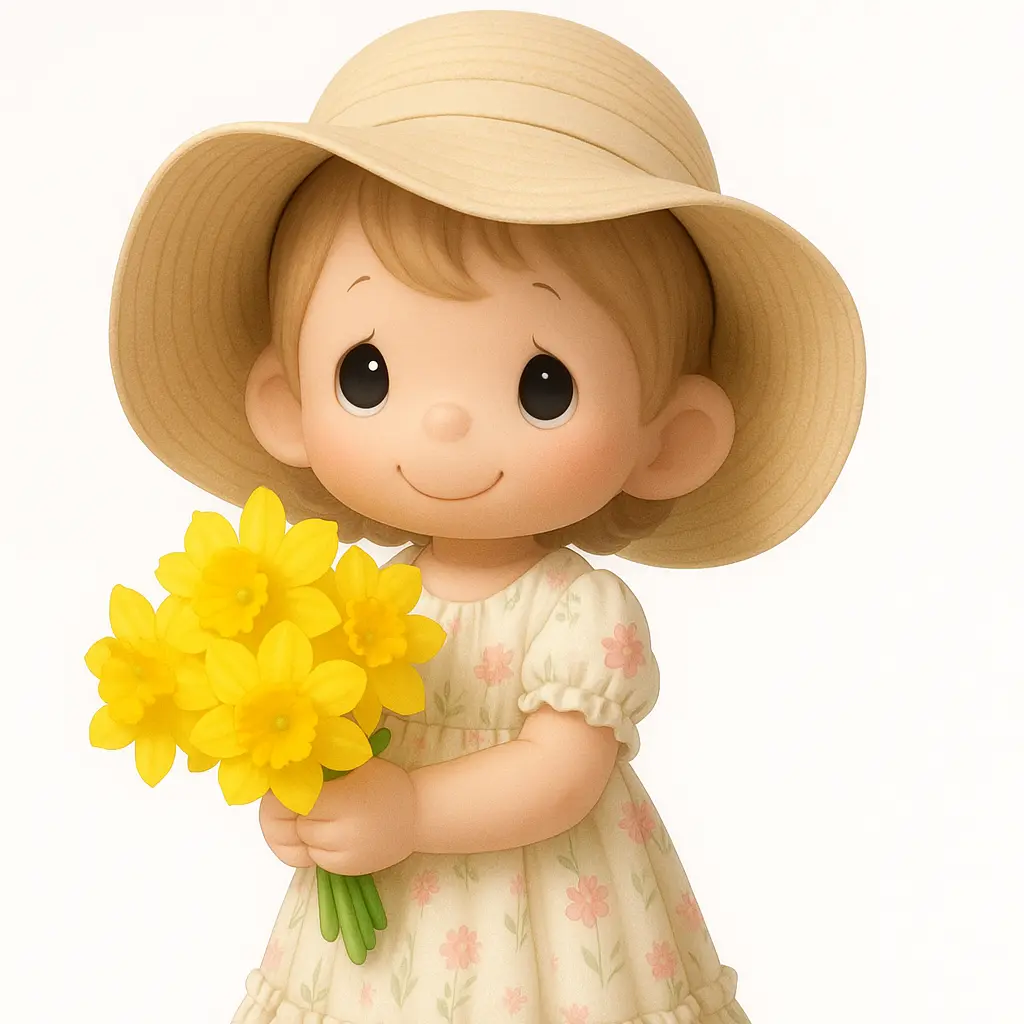 Free Characters & Creatures STL Download - Tabby Precious Moments by ...