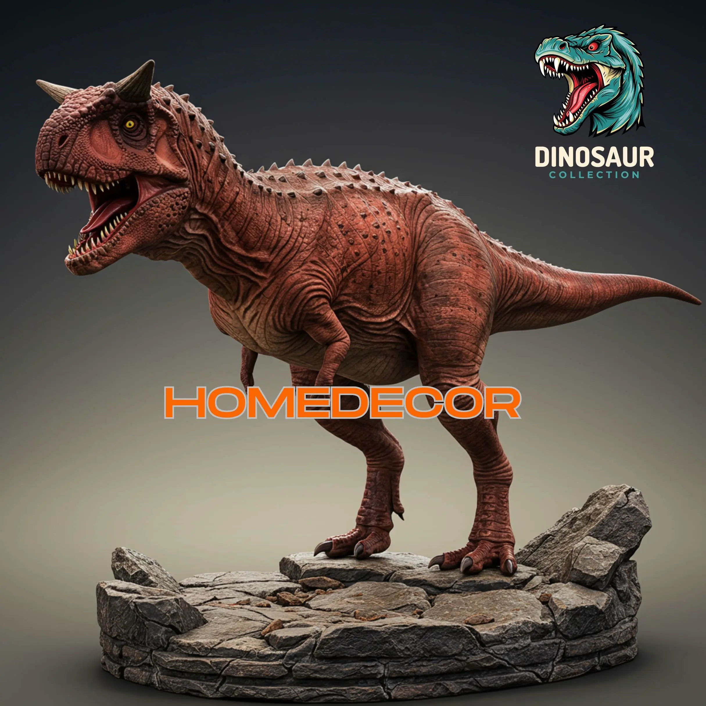 3D Printer Files | 3MF File | Carnotaurus Dinosaur | Creality Cloud