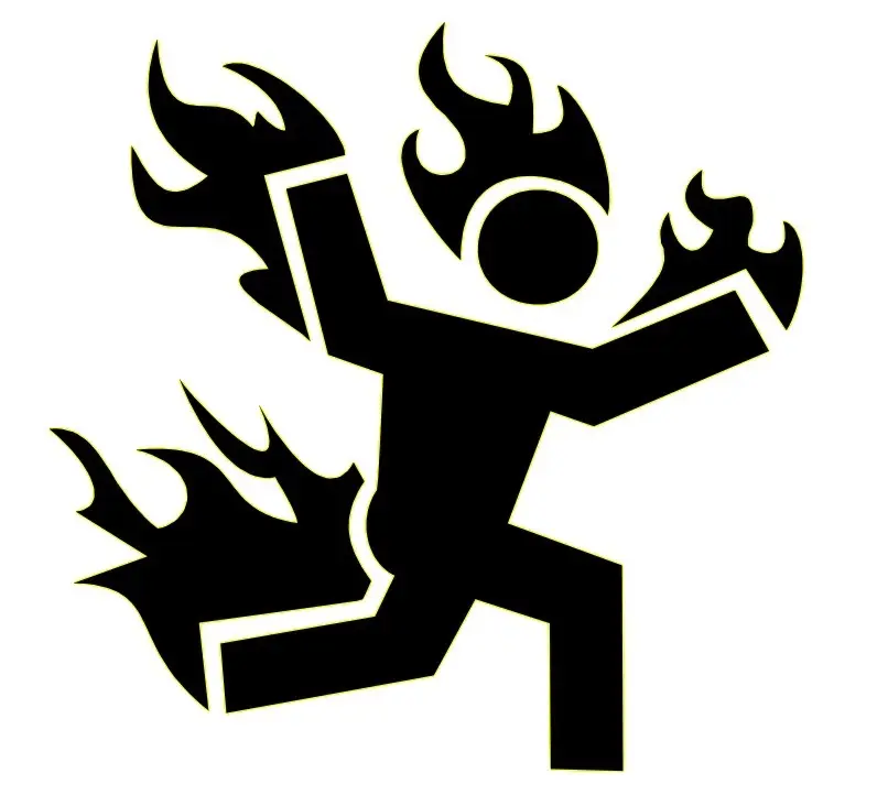 Free Digital Art STL Download - man on fire stencilby SMT_M 🦊