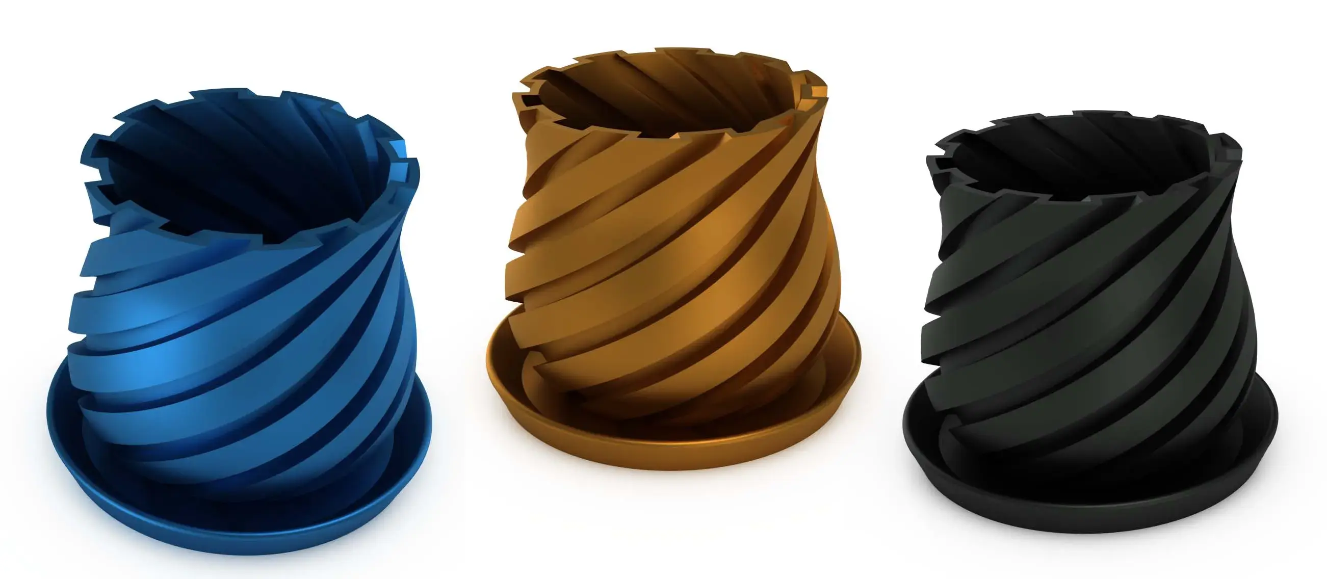 Home Decorations & Ornaments STL Download - AC-PLANTER-POT-005by AYUSH ...