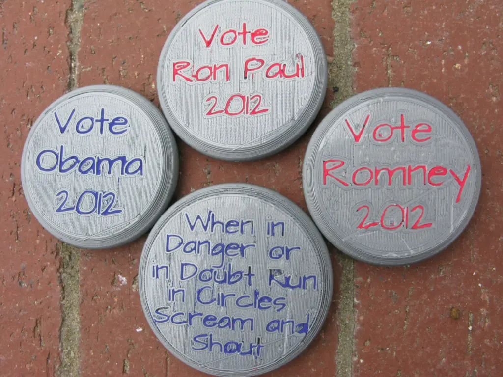 3D Printer Files | 3MF File | Political Buttons 2 | Creality Cloud