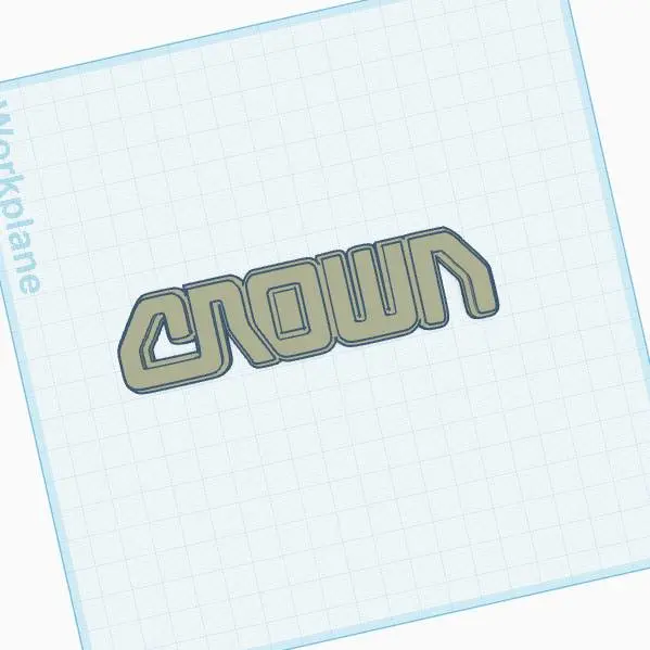 Other STL Download - Crown logoby Noob Printer