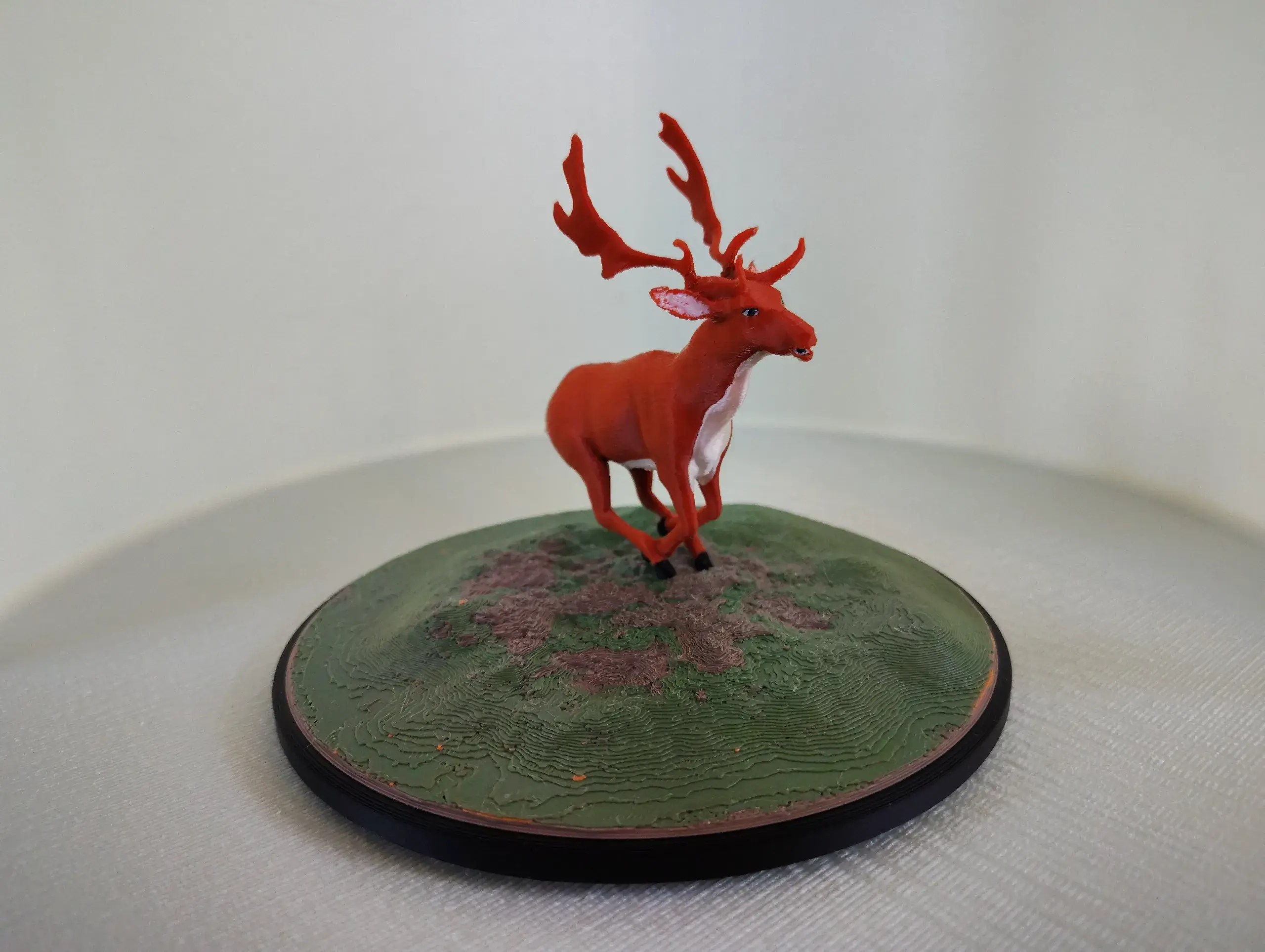 3D Printer Files | 3MF File | Fallow Deer 2 Figurine Poses; Sprinting ...