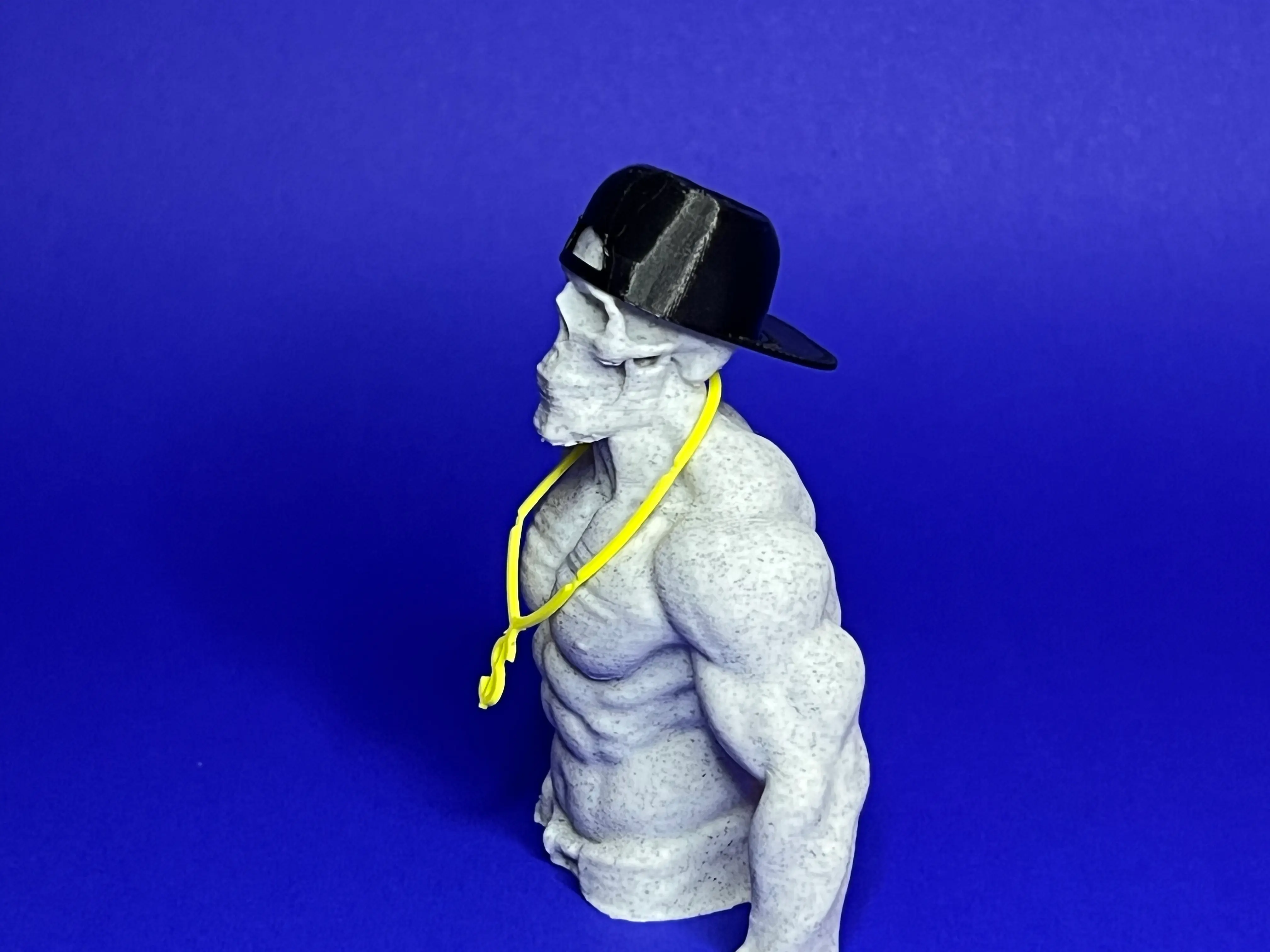 3D Printer Files | 3MF File | Cool buddy in snapback | Creality Cloud