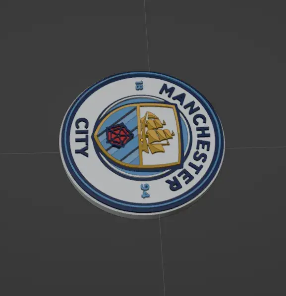 3D Printer Files | 3MF File | Manchester City Magnet | Creality Cloud
