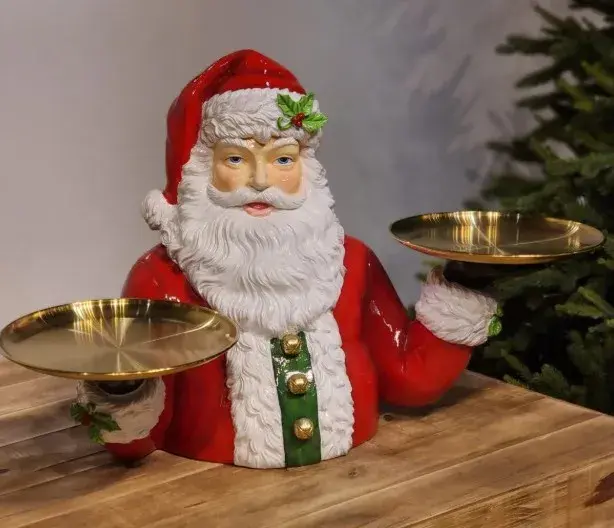 Home Decorations & Ornaments STL Download - Santa Claus Bust - Object ...