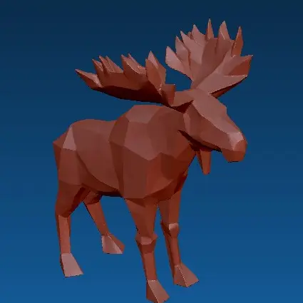 3D Printer Files | 3MF File | Geometric Moose | Creality Cloud