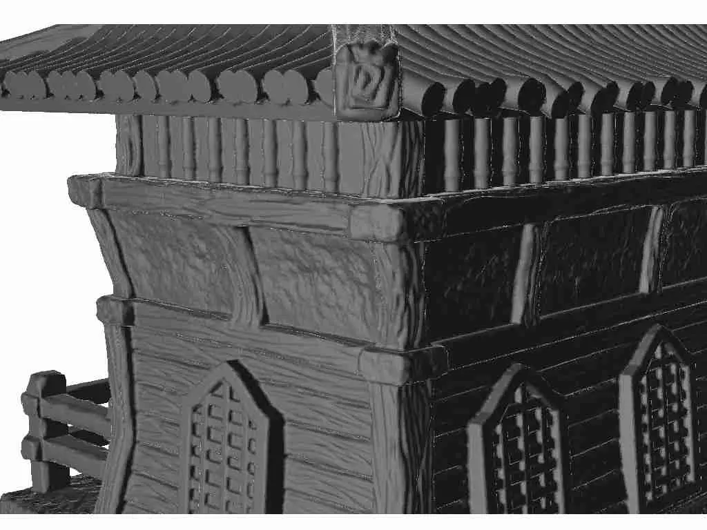 Props & Terrain STL Download - Oriental outpost 1 - asian scenery ...