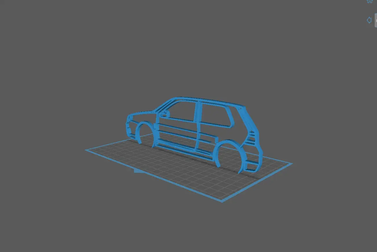 Vehicles & Machinery STL Download - Volkswagen - Golf 4 R32by 3Decoplate