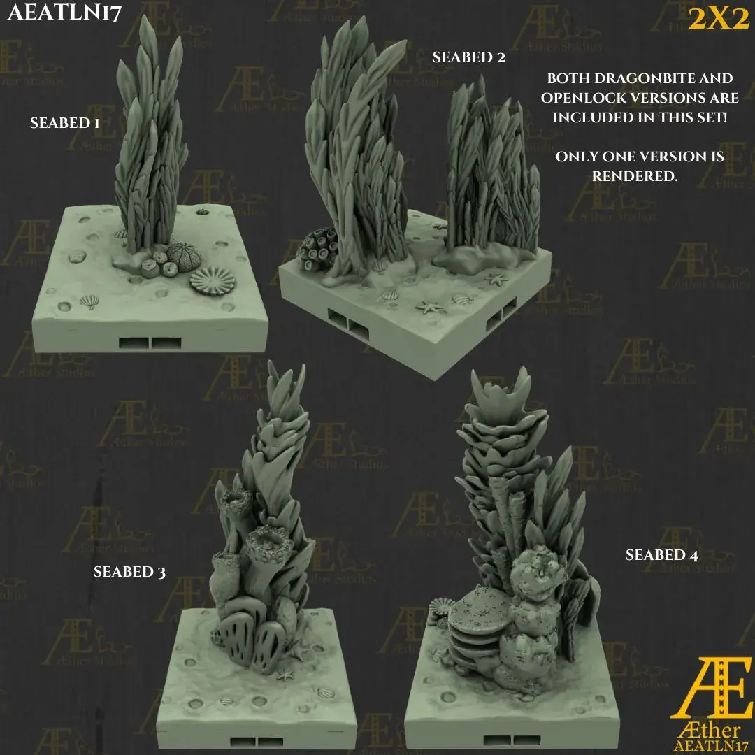 Game Props STL Download - AEATLN17 -Kelp Forest 2by Aether Studios
