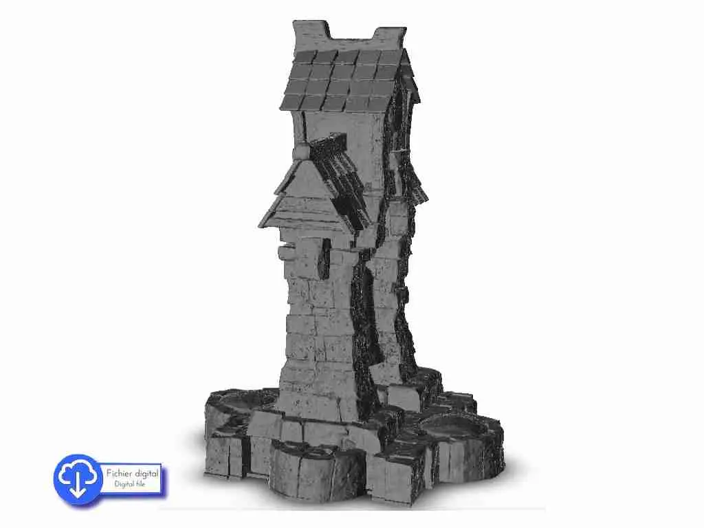Miniature Games & Accessories STL Download - Bell tower 13 - miniatures ...