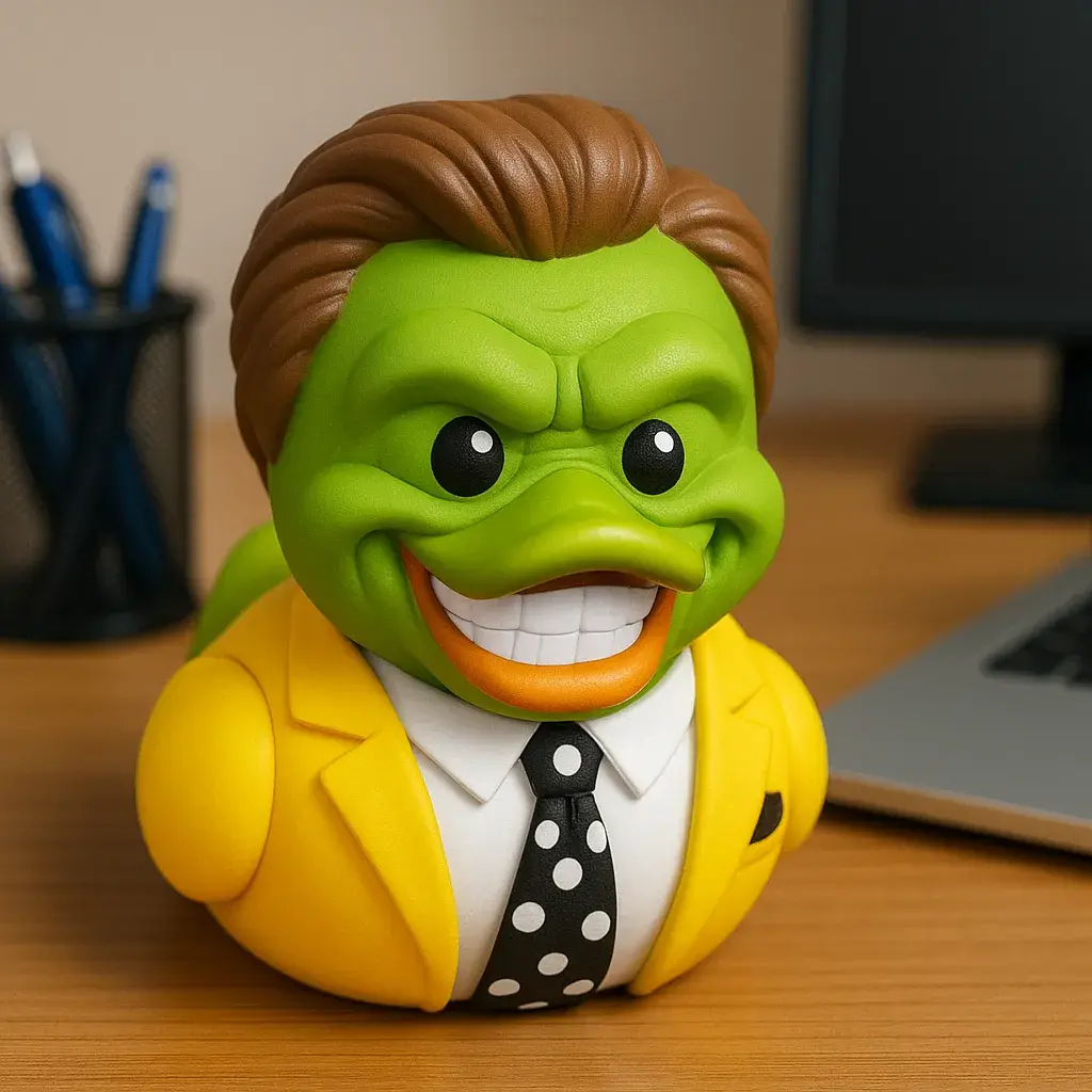 Characters & Creatures STL Download - Rubber Duck - Green mask film ...