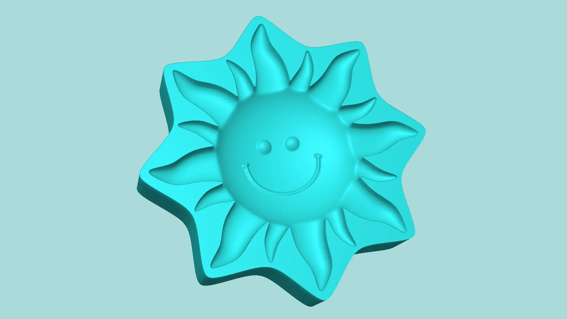Other STL Download - Sun Face Mold - Silicon Maker Templateby guisommer
