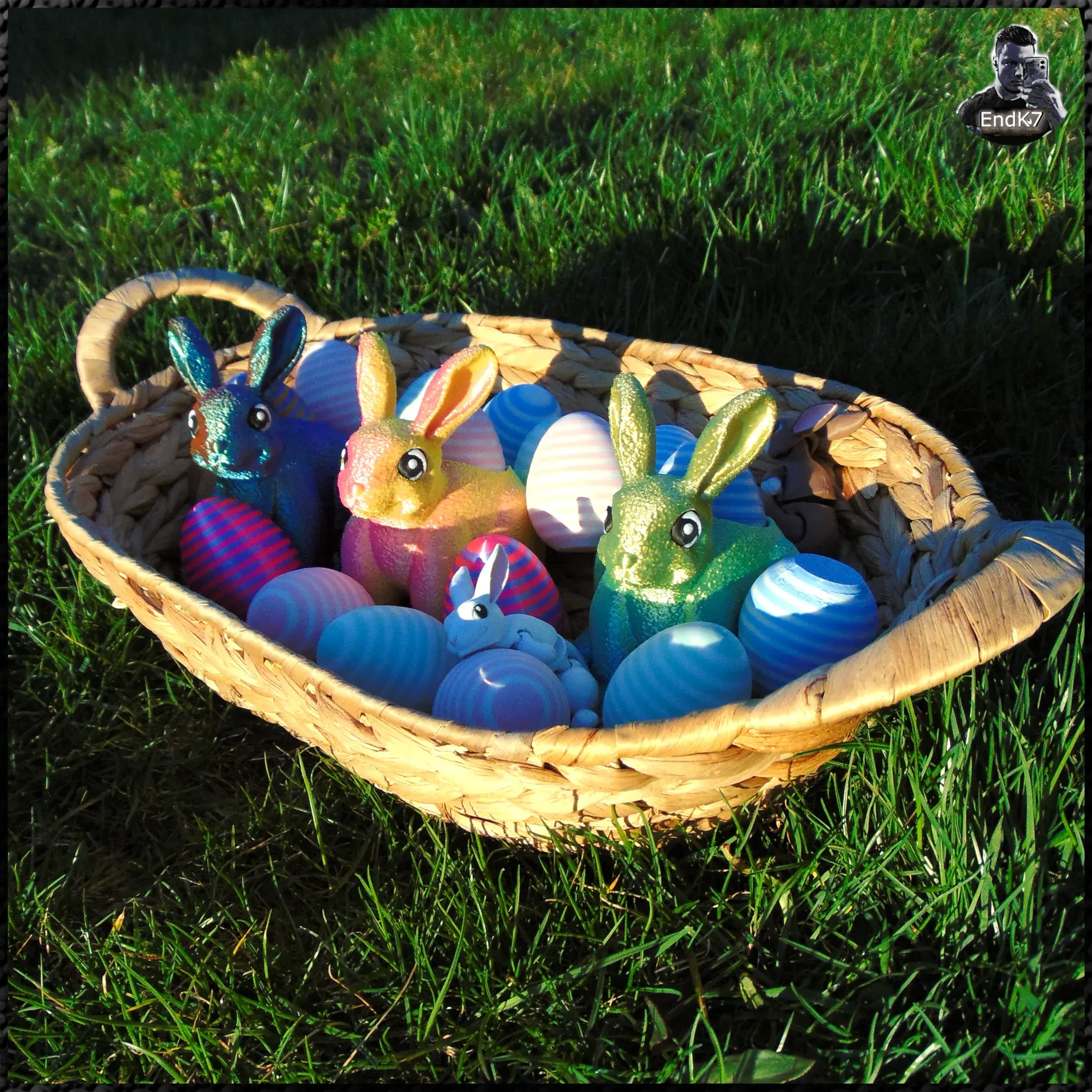 Other STL Download - Basic + Big Easter Egg containersby EndK7