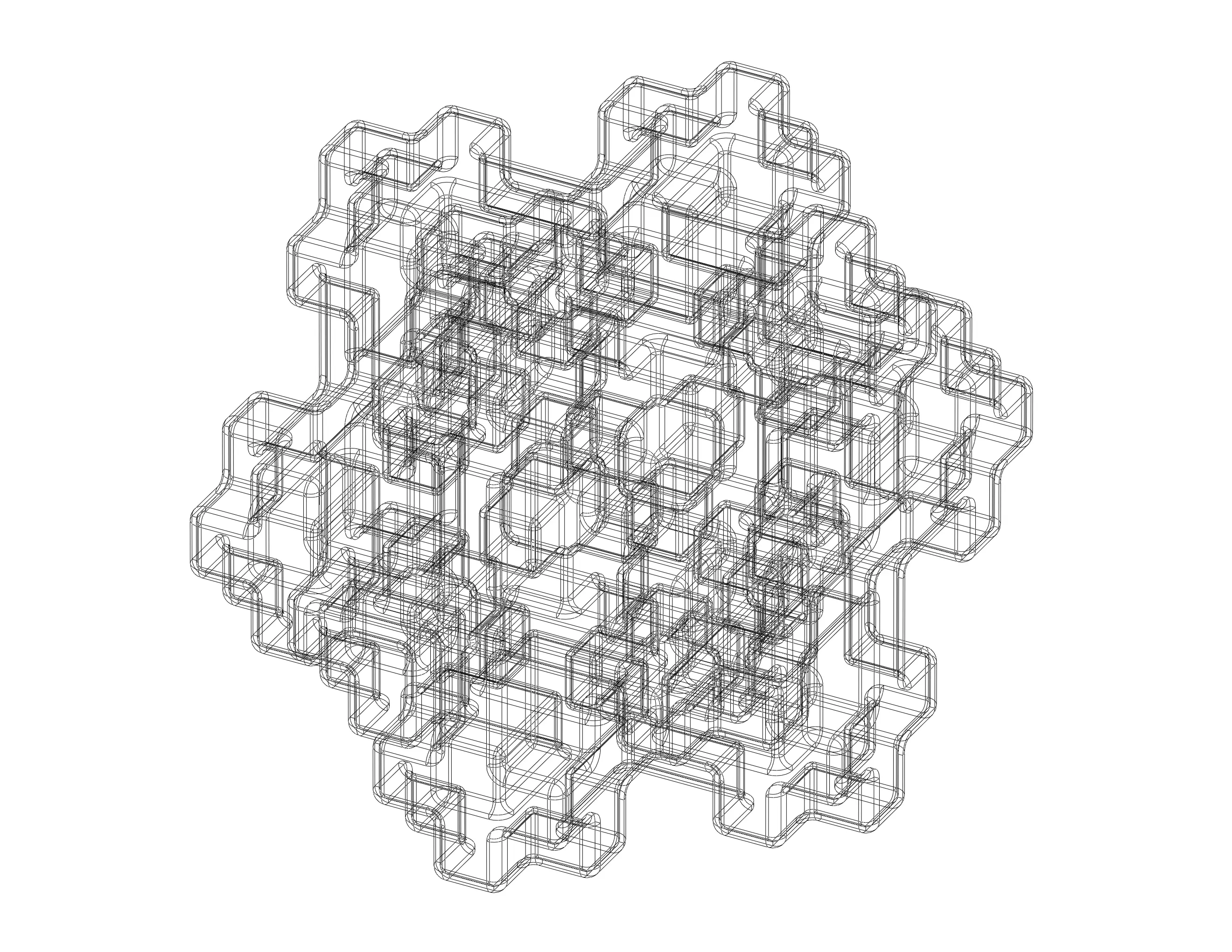 Home Decorations & Ornaments STL Download - Wireframe Shape Mosely ...