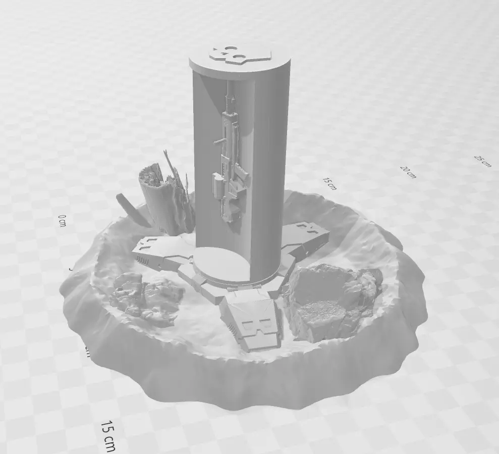 Characters & Creatures STL Download - Helldivers Podby MamiferoReptil