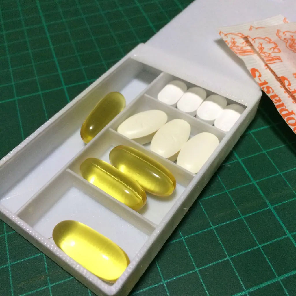 3D Printer Files | 3MF File | Customizable Pill Box with Sliding Top ...