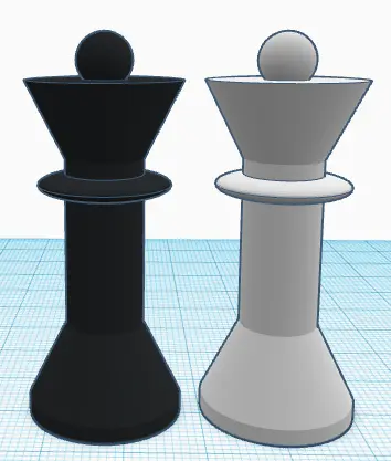 Board Games & Card Games STL Download - Full Simplistic Chess Pieces ...