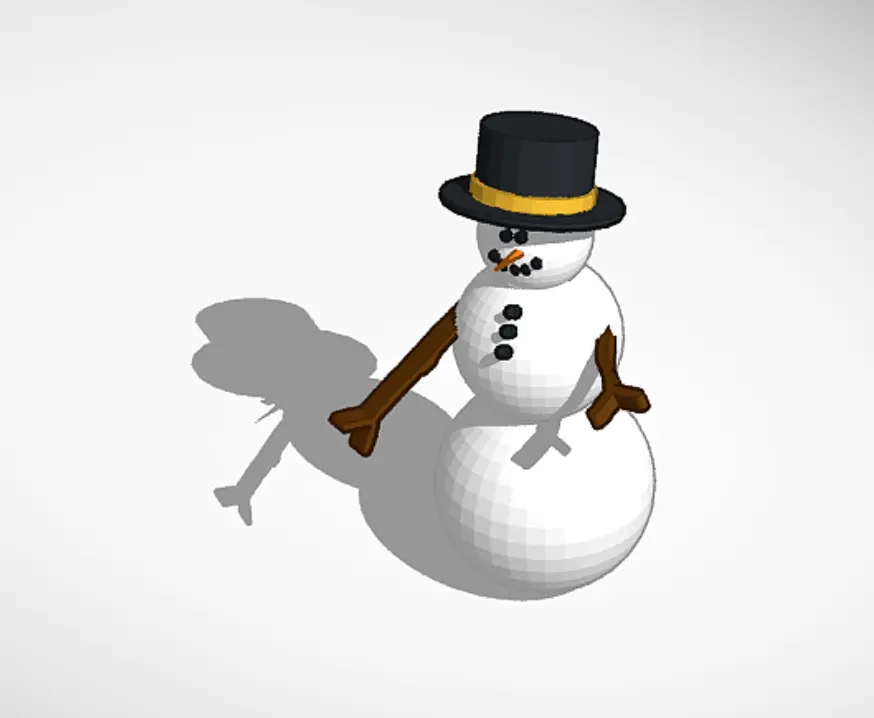 3D Printer Files | 3MF File | A Snowman | Creality Cloud