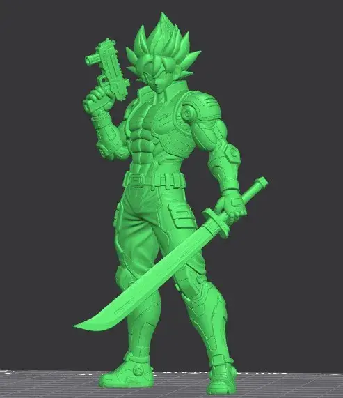 3D Printer Files | 3MF File | Kamen Rider Zero: Cyber Son Goku ...