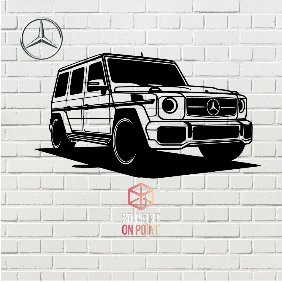 Free Other STL Download - MERCEDES CLASS G - 2D WALL ART #2by ...