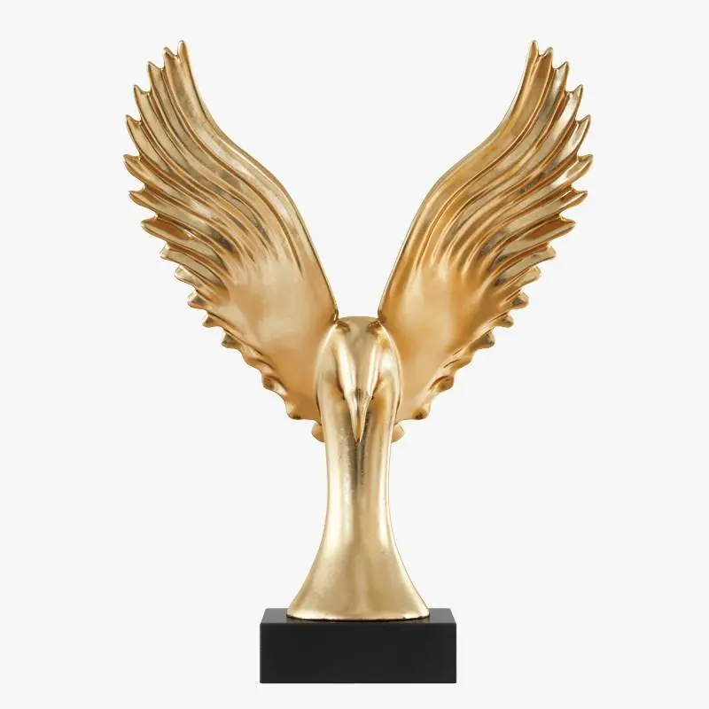 Home Decorations & Ornaments STL Download - Golden Wings Majestic Bird ...
