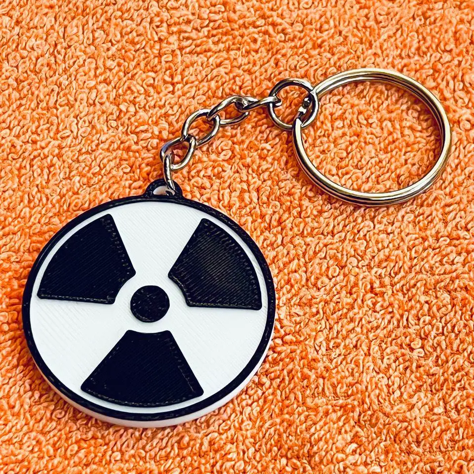 3D Printer Files | 3MF File | Keychain Nuclear Energy | Creality Cloud